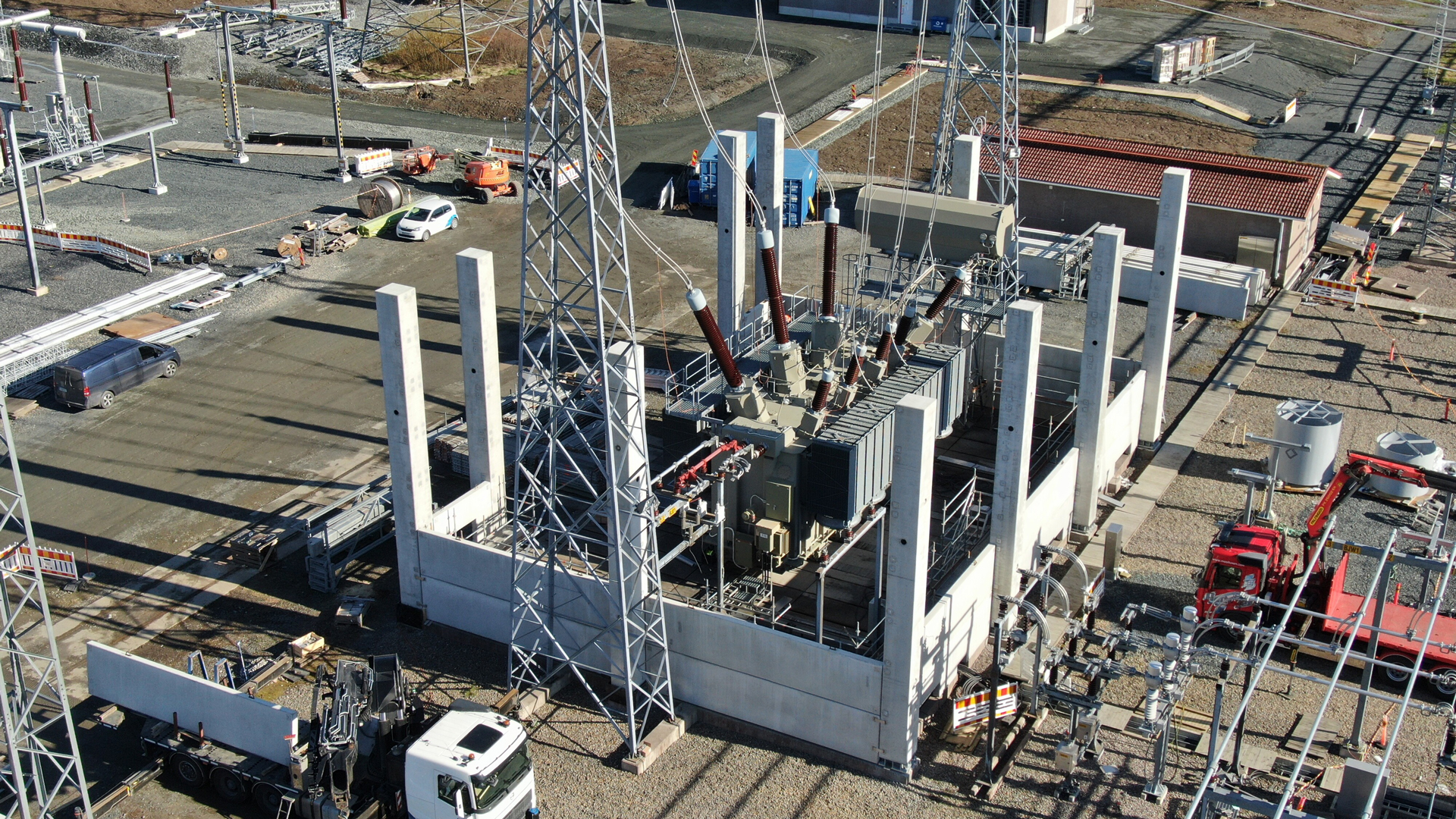 Forssan sähköaseman muuntaja sai betonisuojan - Betoni-lehti